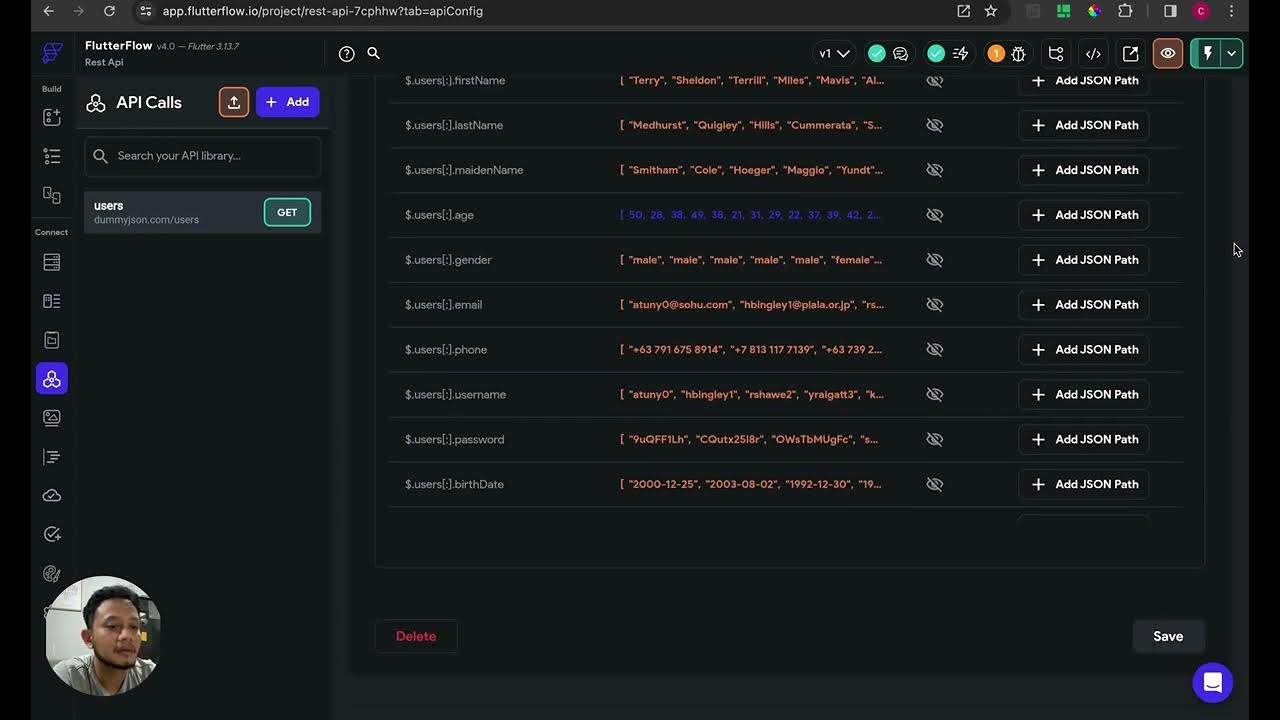 Consuming Rest Api Json On Flutterflow Youtube