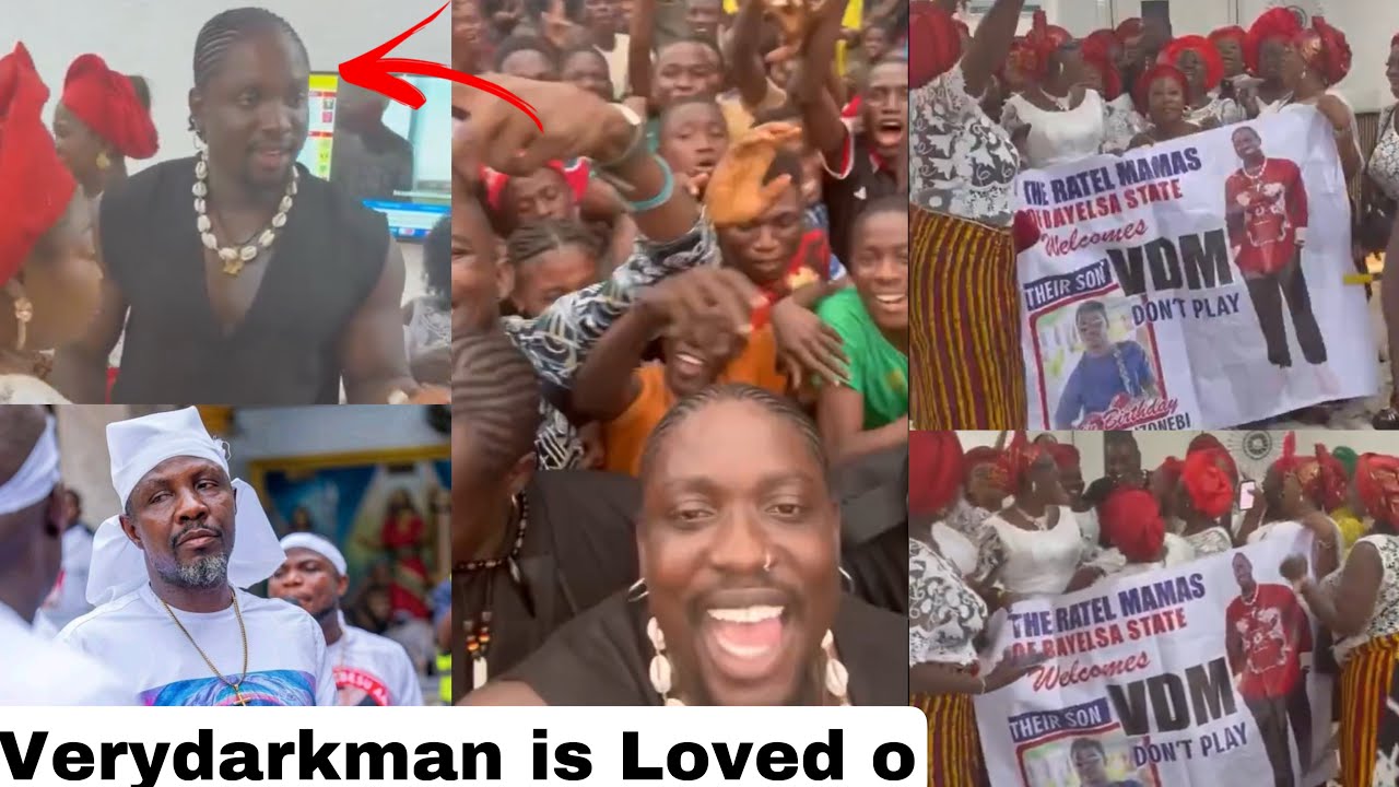 Verydarkman in Bayelsa And Massive Crowds Welcome him Like a President ...