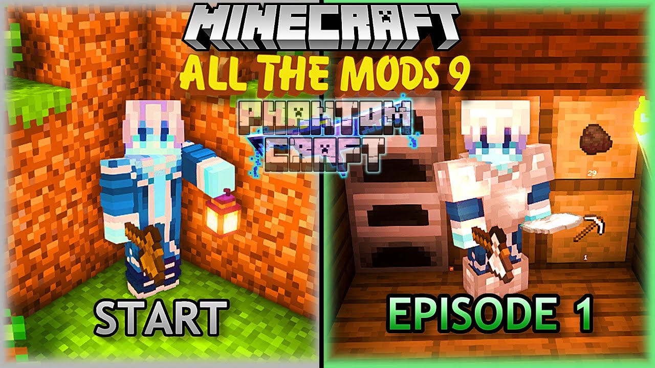 I Fought Mutant Zombies in EPISODE 1 | Minecraft ALL THE MODS 9 Duo ...