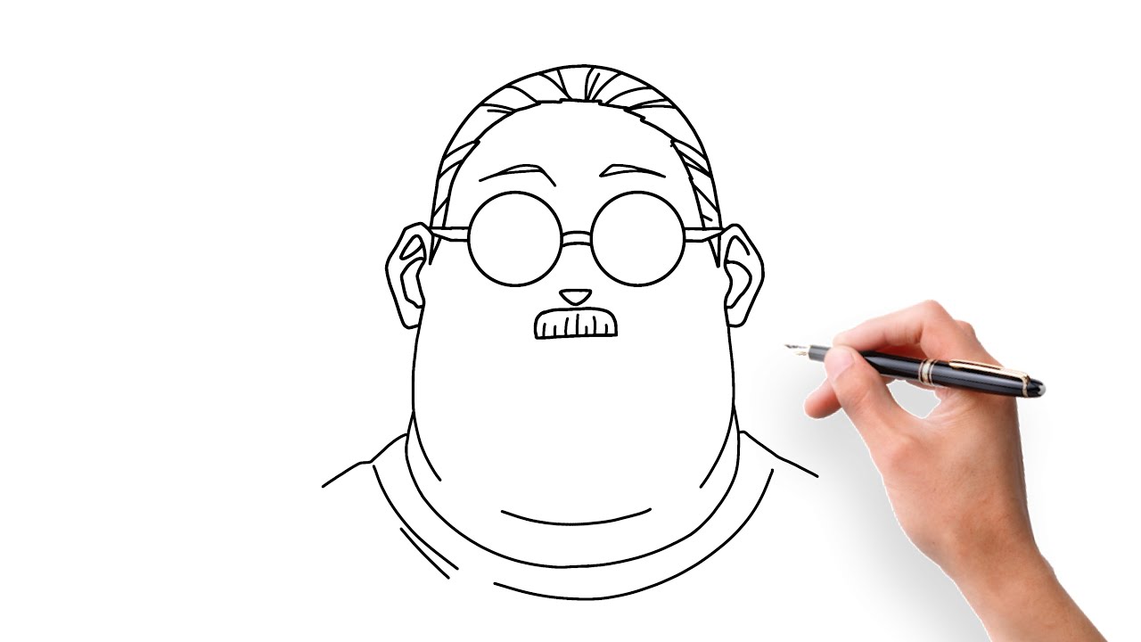 How to draw Taro from Sakamoto days step by step | easy Anime drawing ...