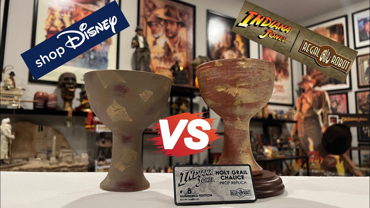 UNBOXING | PT. 2 Indiana Jones Regal Robot Grail vs Shop Disney Grail ...