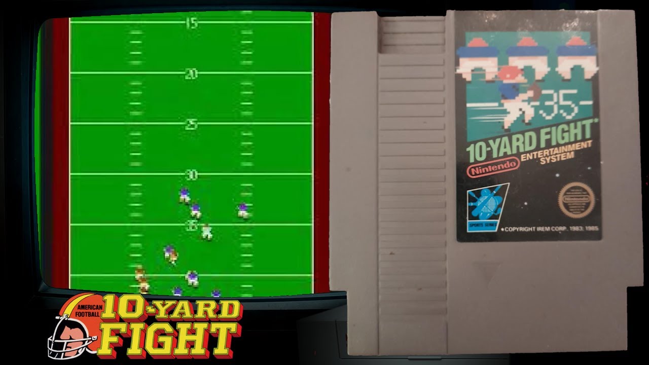 10 Yard Fight NES Full Playthrough | Classic Retro Football Gameplay ...