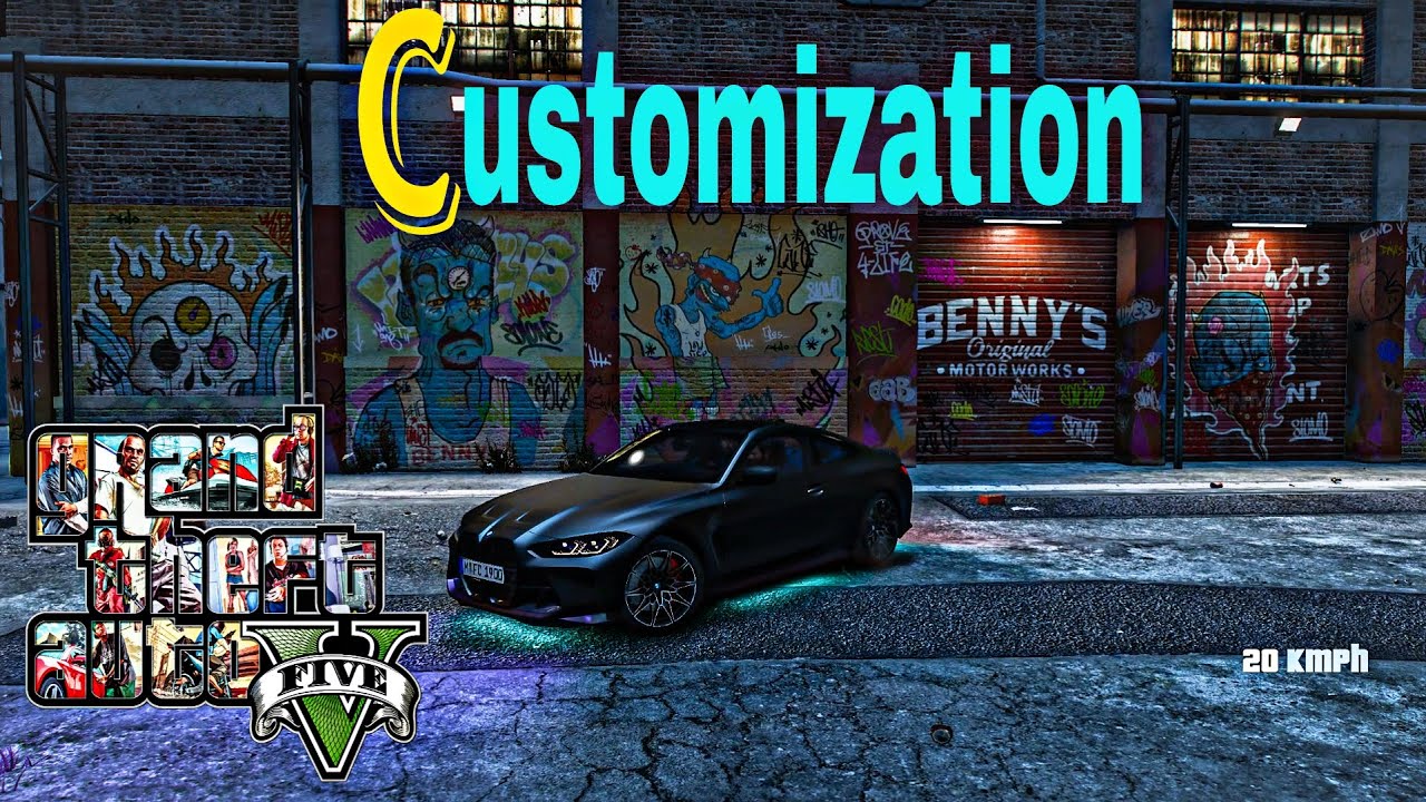 GTA 5 BMW M4 COMPETITION CUSTOMIZATION | BENNY'S MOTORWORK (GAMEPLAY ...