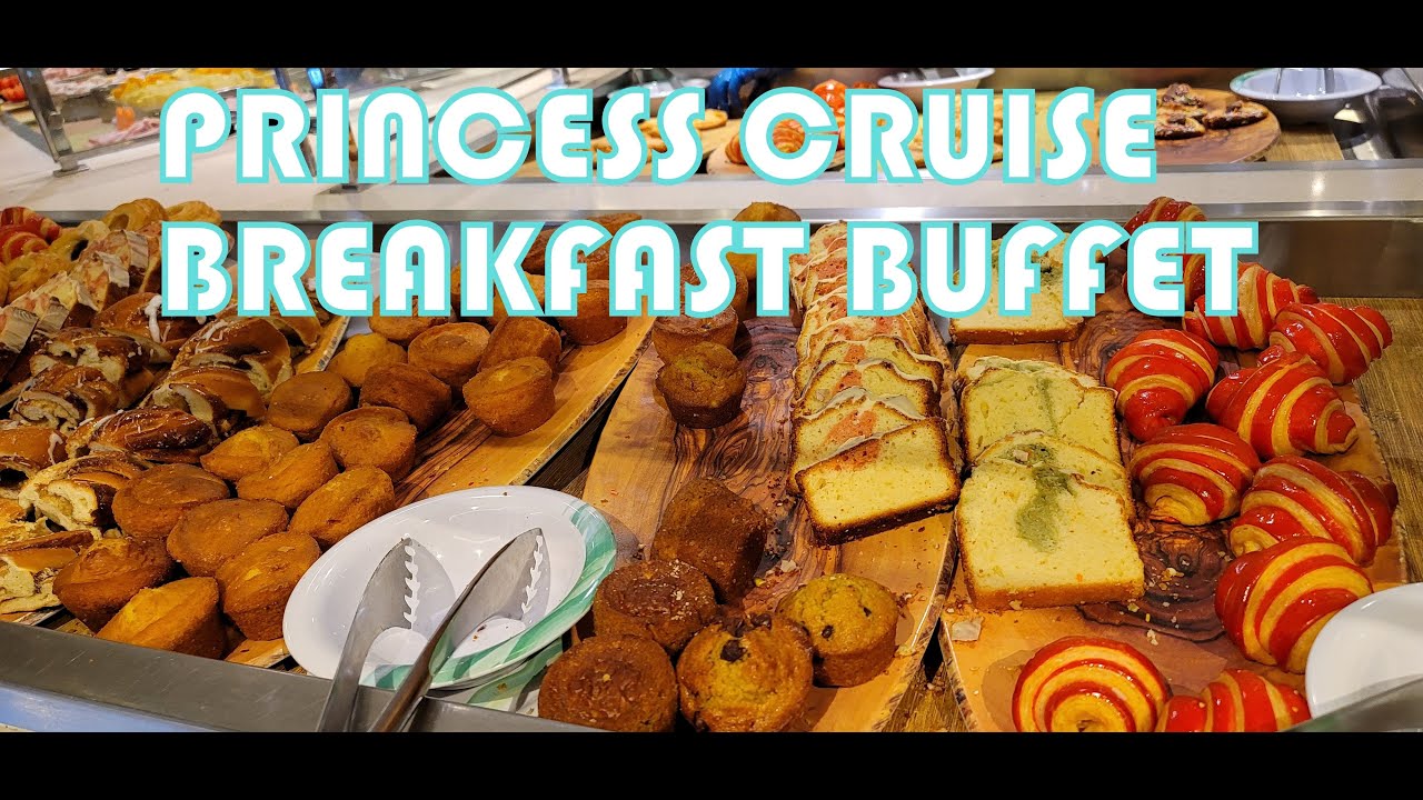 Caribbean Princess Cruise Buffet Breakfast Food Tour - YouTube
