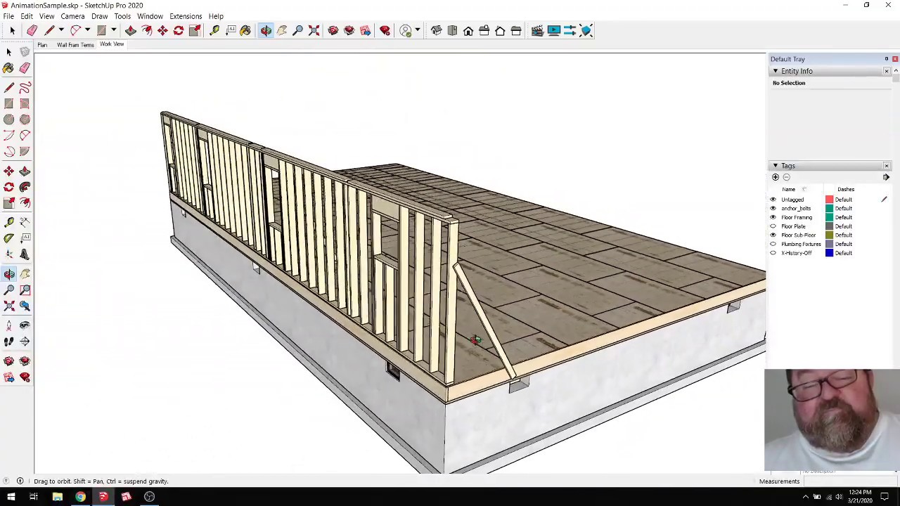Animating Wall Framing in SketchUp - Live Work Session - YouTube