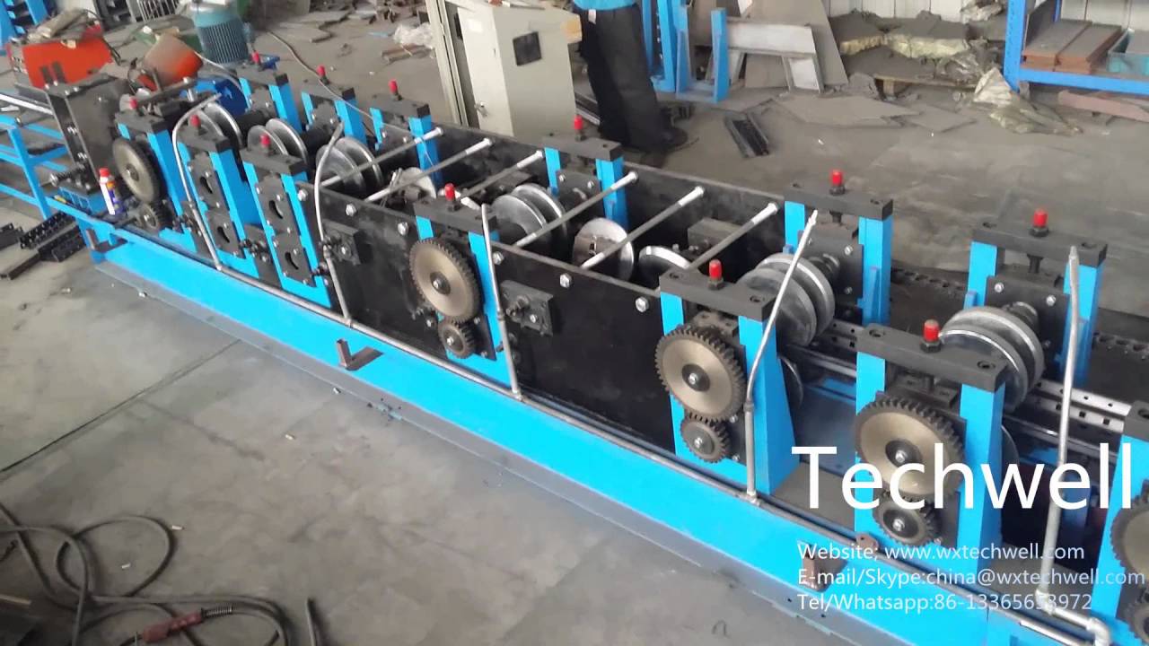 1.8 - 2.3mm Storage Upright Rack Roll Forming Machine / Shelf Roll ...