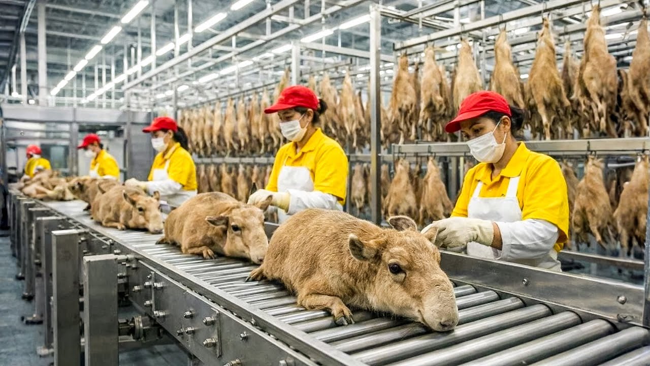 Inside the Saiga Antelope Factory: From Wild Steppe to Luxury Steak ...
