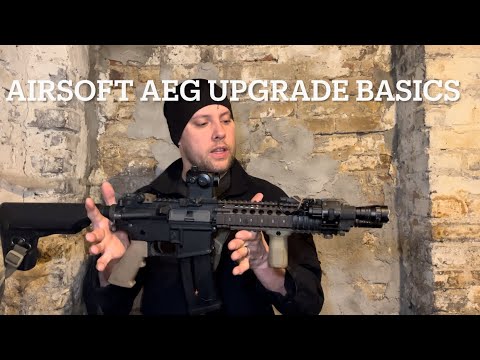 Airsoft AEG best upgrade basics - YouTube