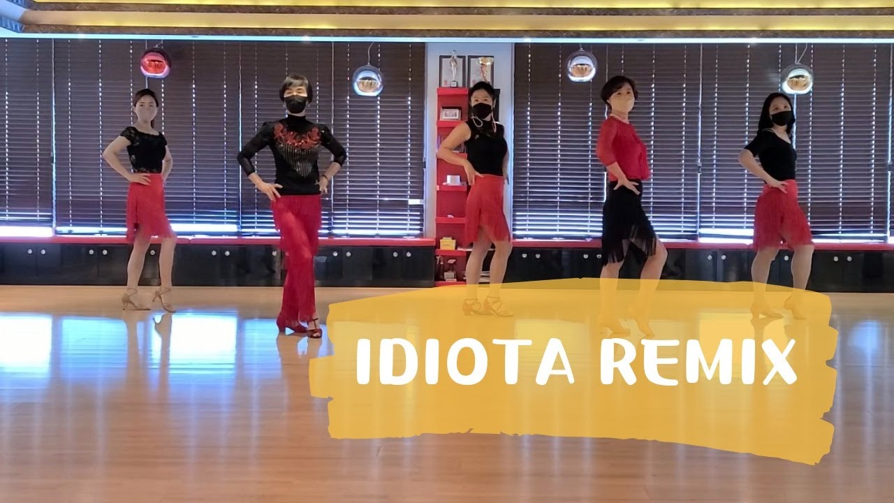IDIOTA Remix Line Dance (Improver:Penny Tan & Erni Jasin)-Demo - YouTube