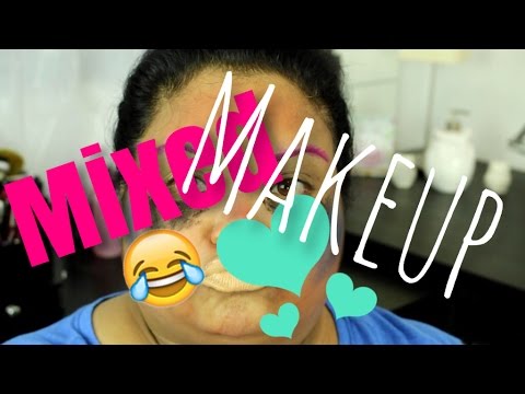 Reto Mixed Makeup || gl3ndal33 - YouTube