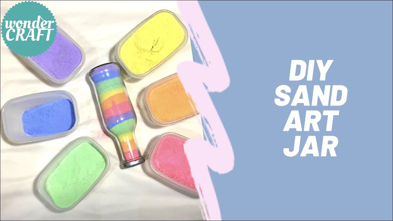 DIY SAND ART JAR - YouTube