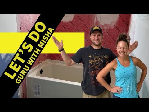 How to waterproof your tub surround/shower tutorial using the GURU ...