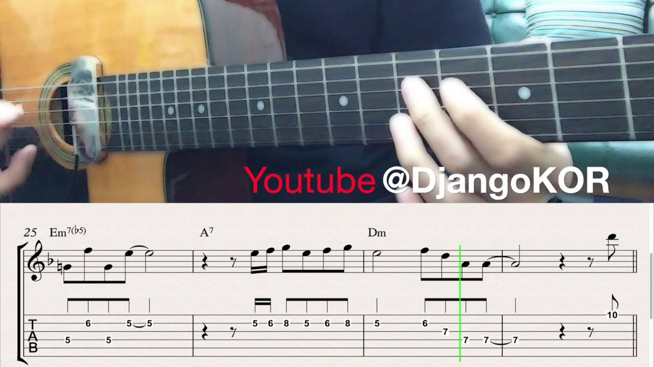 Gypsy Jazz Guitar | Bossa Dorado [Head] Transcription ギター - YouTube