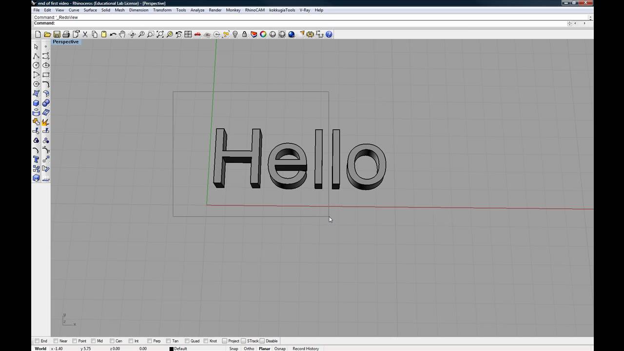 Rhino Basics 2.mp4 - YouTube