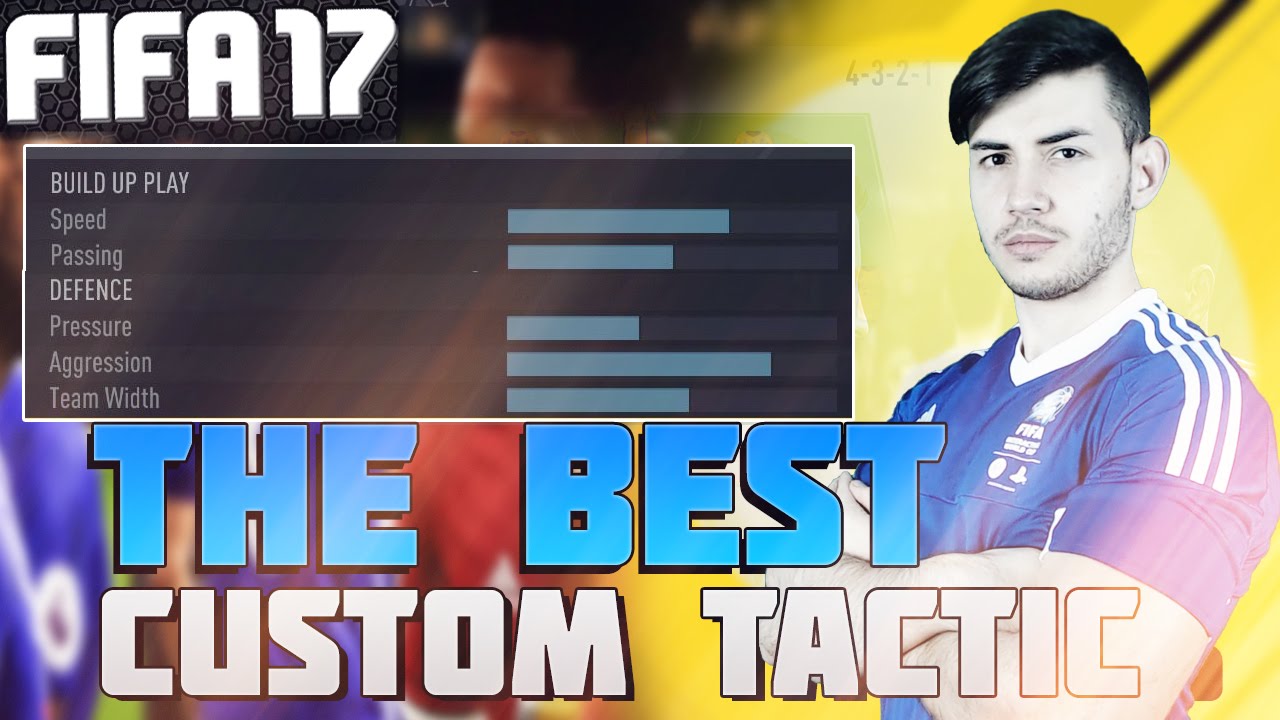 FIFA 17 THE BEST CUSTOM TACTIC TUTORIAL - YouTube