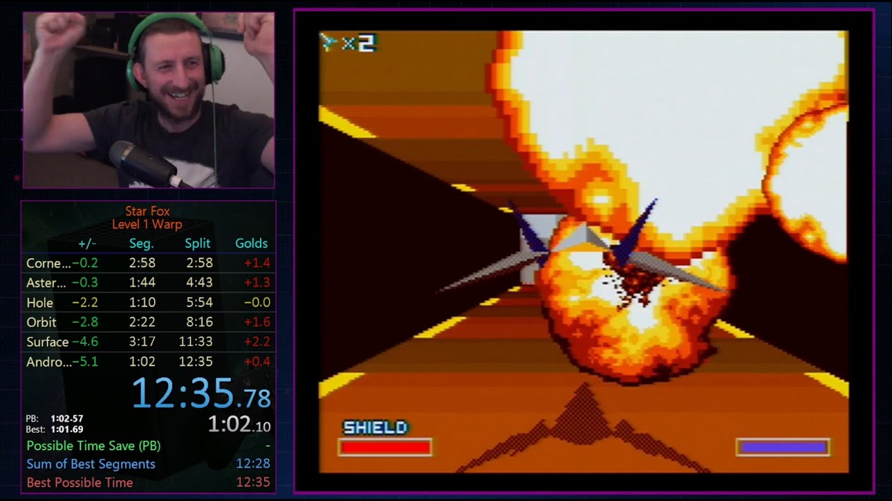 Star Fox New World Record - 12:35 - YouTube