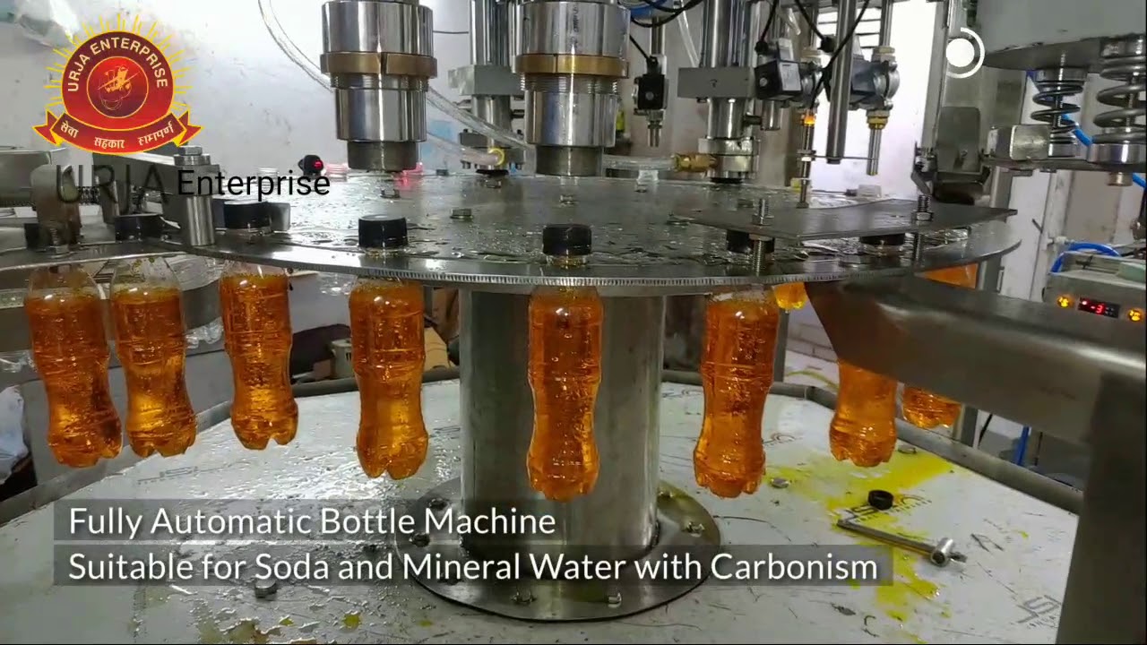 Fully Automatic Bottle Machine Suitable For Soda And Mineral Water ...