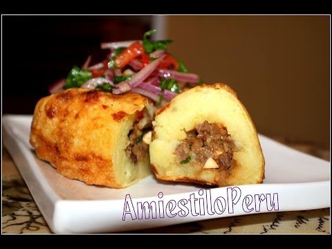 PAPA RELLENA PERU 2014 video de la masa 1/2 - YouTube