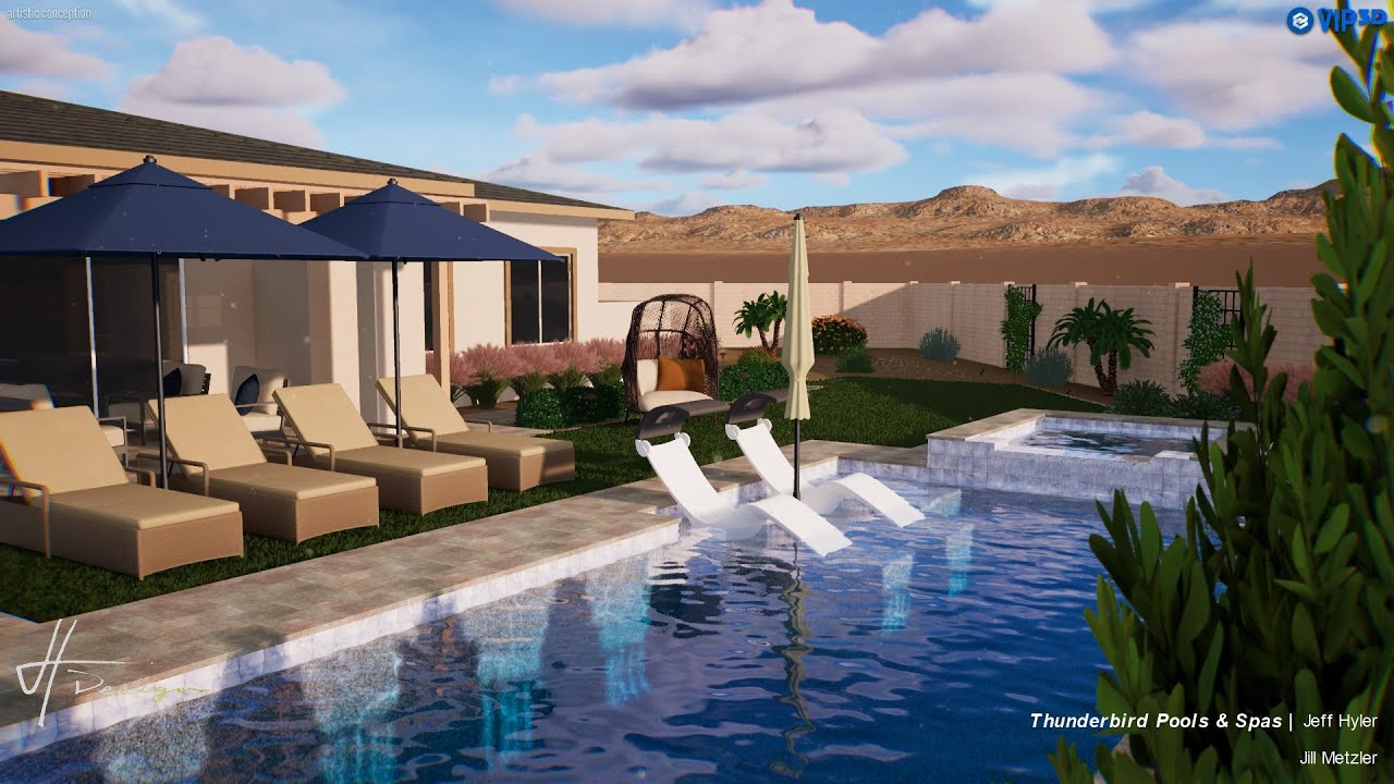 Metzler Design Concept- Thunderbird Pools & Spas - YouTube