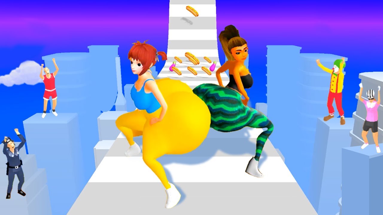 Butt Clash (Game iOS, Android - FUNNIEST APP GAME MOMENT) l Gameplay ...