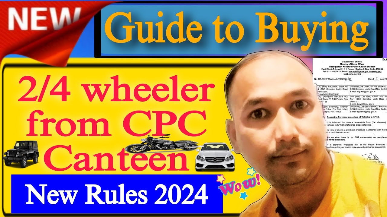 guide to Buying car from cpc canteen ll kpkb canteen - YouTube