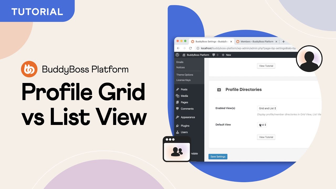 How to display all of group directories in Grid View, List View, or ...
