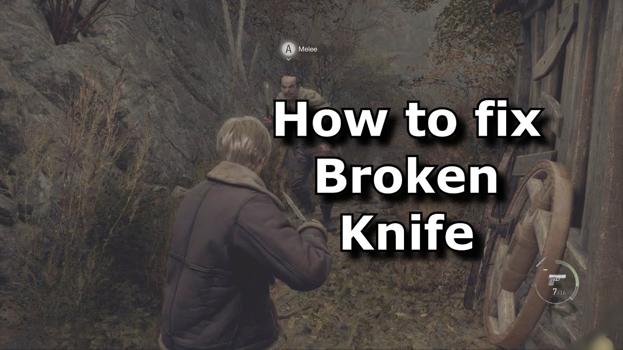 Resident Evil 4 Remake - How to Repair Broken Knife - YouTube