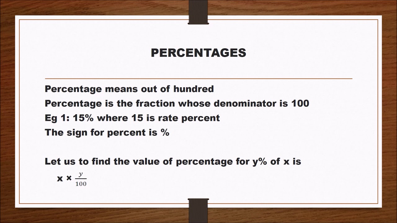 Ncert class 7 maths ch 8 comparing quantities/Percentage/tnpsc maths ...