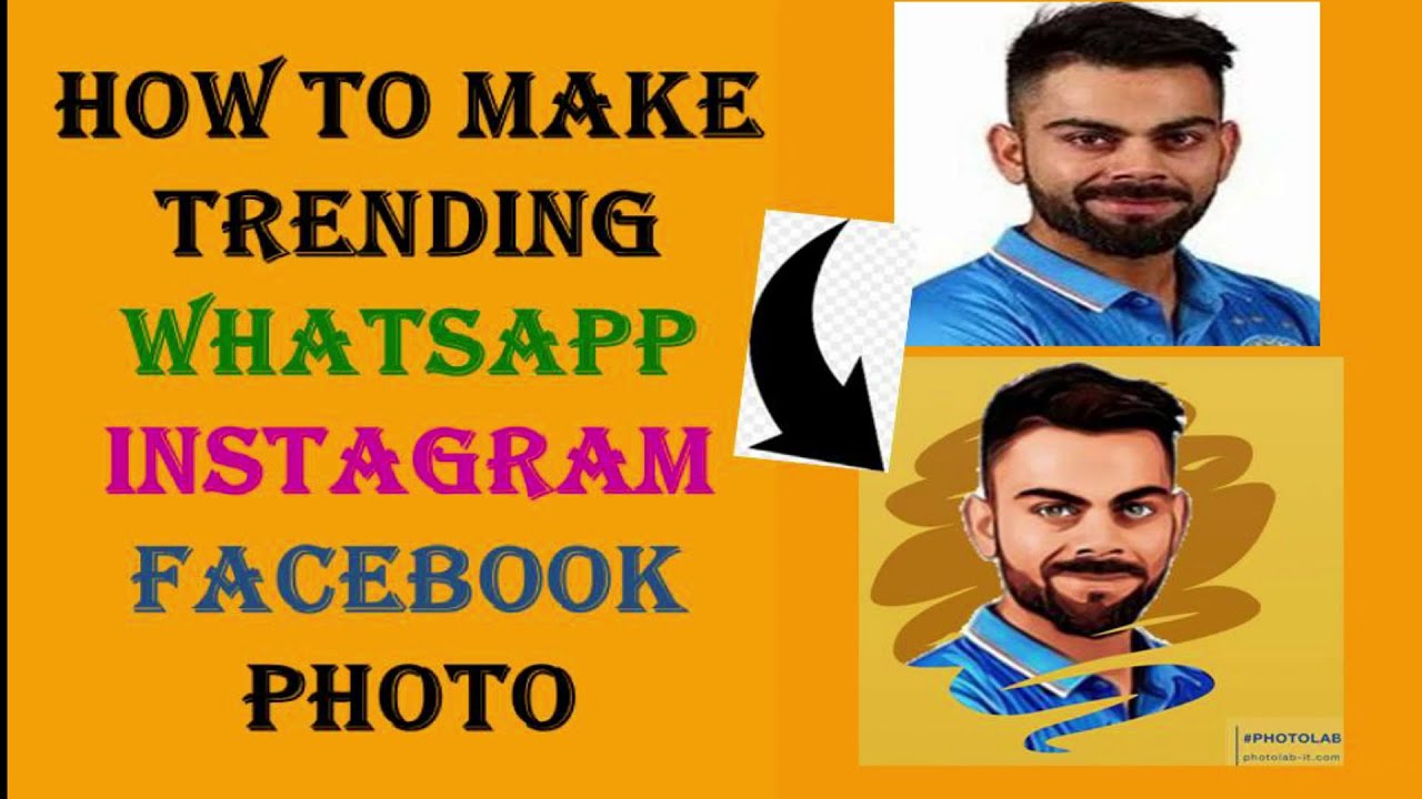 How to Make Trending Whatsapp, Instagram, Facebook Photos - YouTube