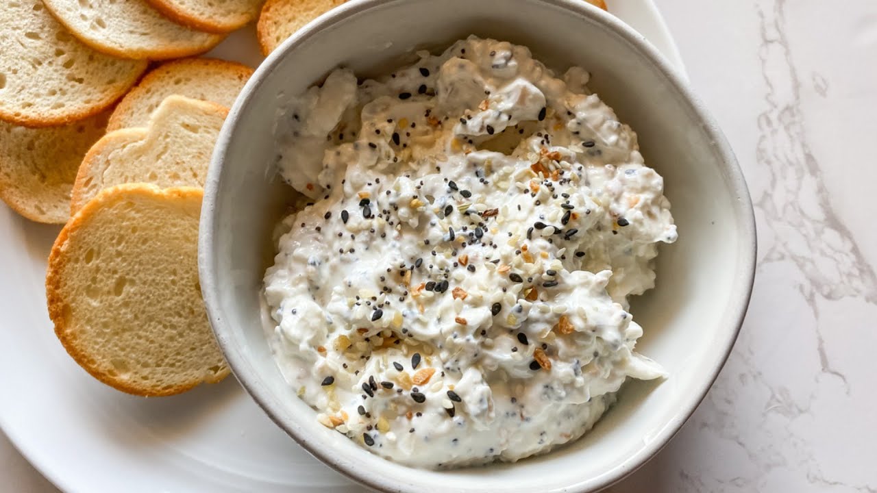 Everything Bagel Dip Recipe - YouTube