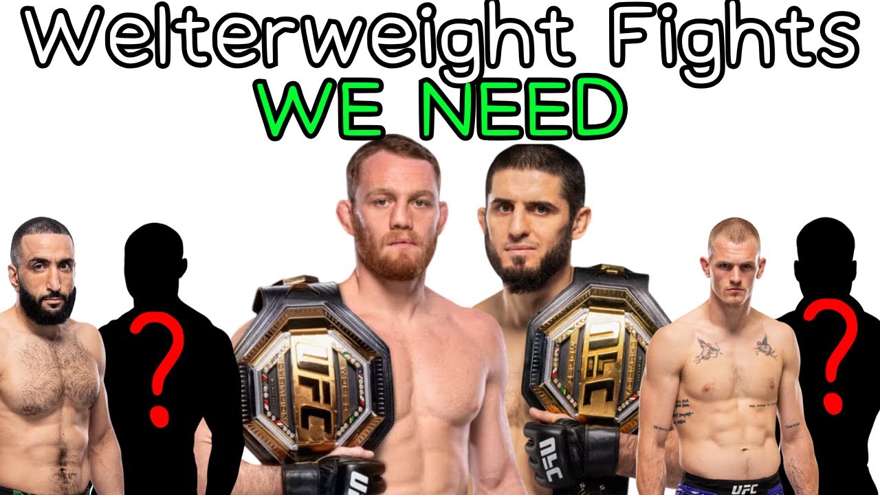 Welterweight Fights that NEED TO HAPPEN - YouTube