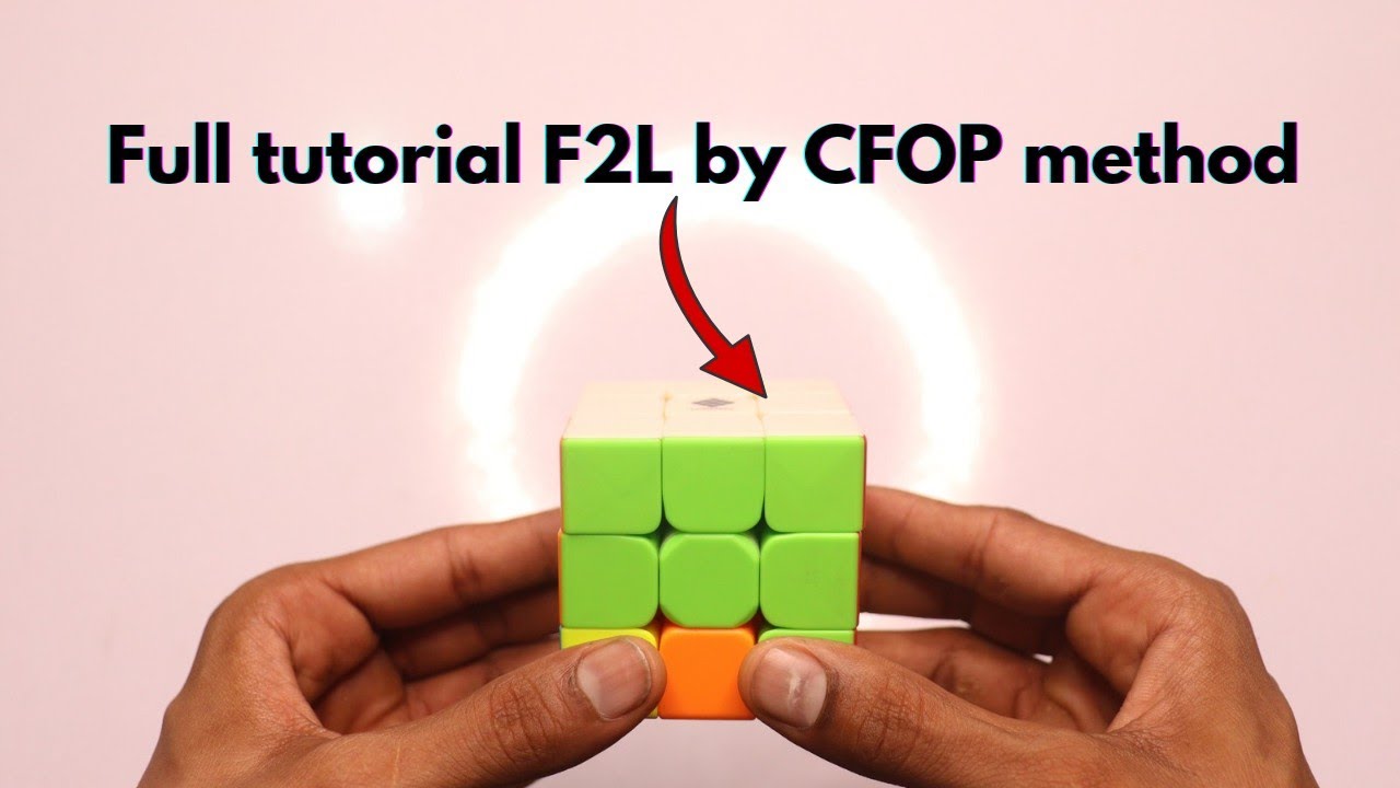 F2L full tutorial by CFOP method / #cubers #rubikscube #youtubeindia # ...