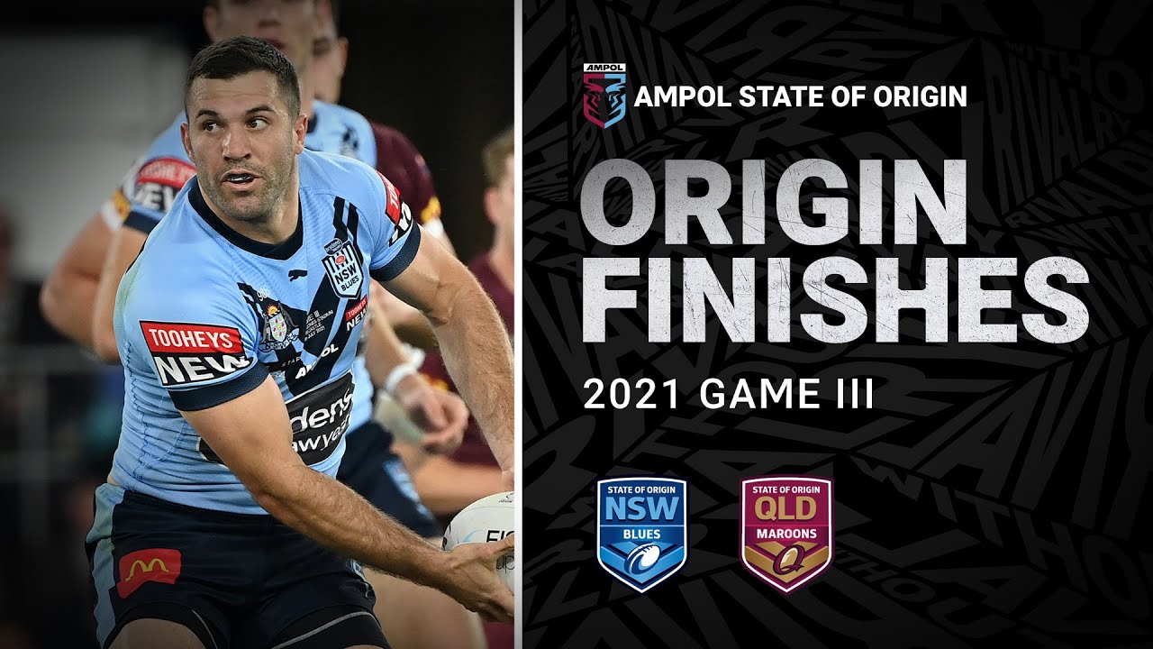New South Wales Blues v Queensland Maroons | Origin Finishes | State of ...