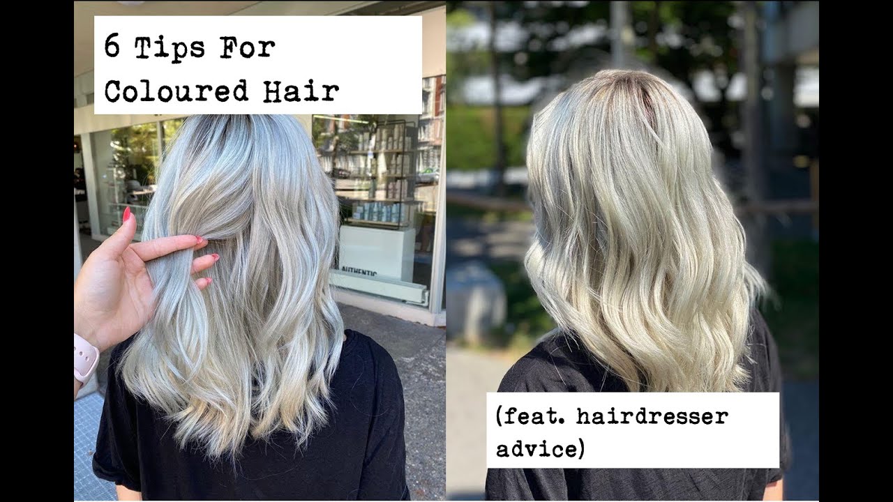 6 Tips For Coloured Hair (feat. hairdresser advice) - YouTube