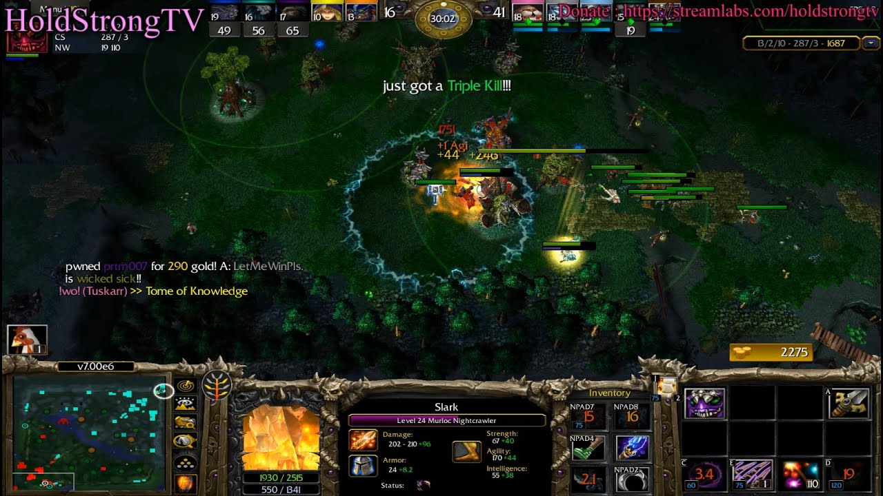 DOTA 1 Slark Murloc Nightcrawler Beyond GODLIKE #10 - YouTube