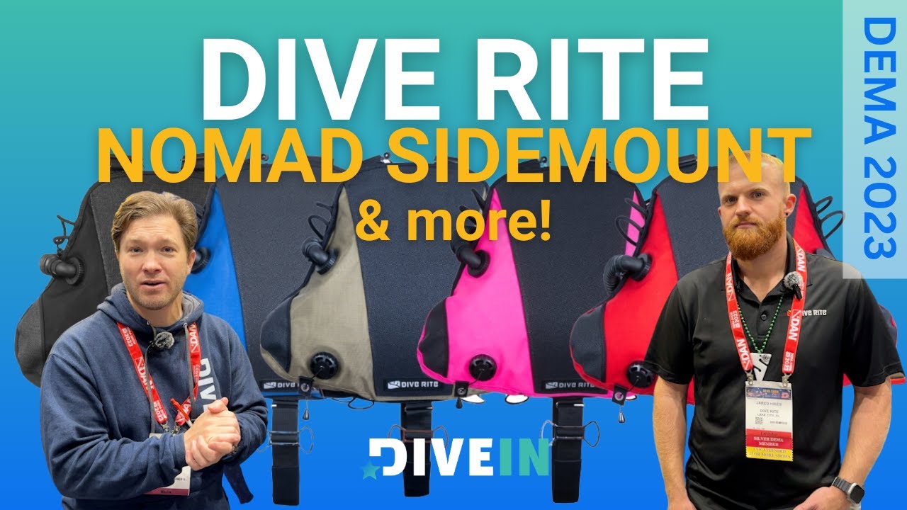 DEMA 2023, DIVE RITE Exhibitor Booth Tour! - scuba diving - YouTube