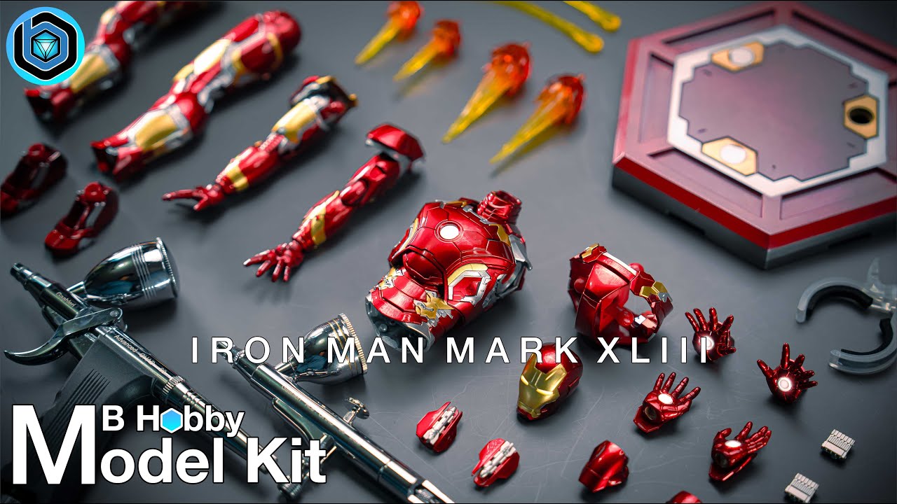 Morstorm Iron Man Mark 43 Deluxe | Speed Build | Model Kit - YouTube