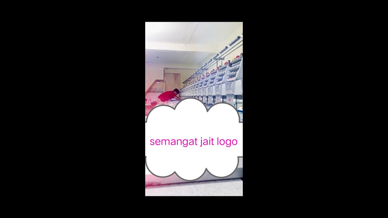 semangat kerja jait logo #mesinbordir #embroderydesign #jaitlogo - YouTube