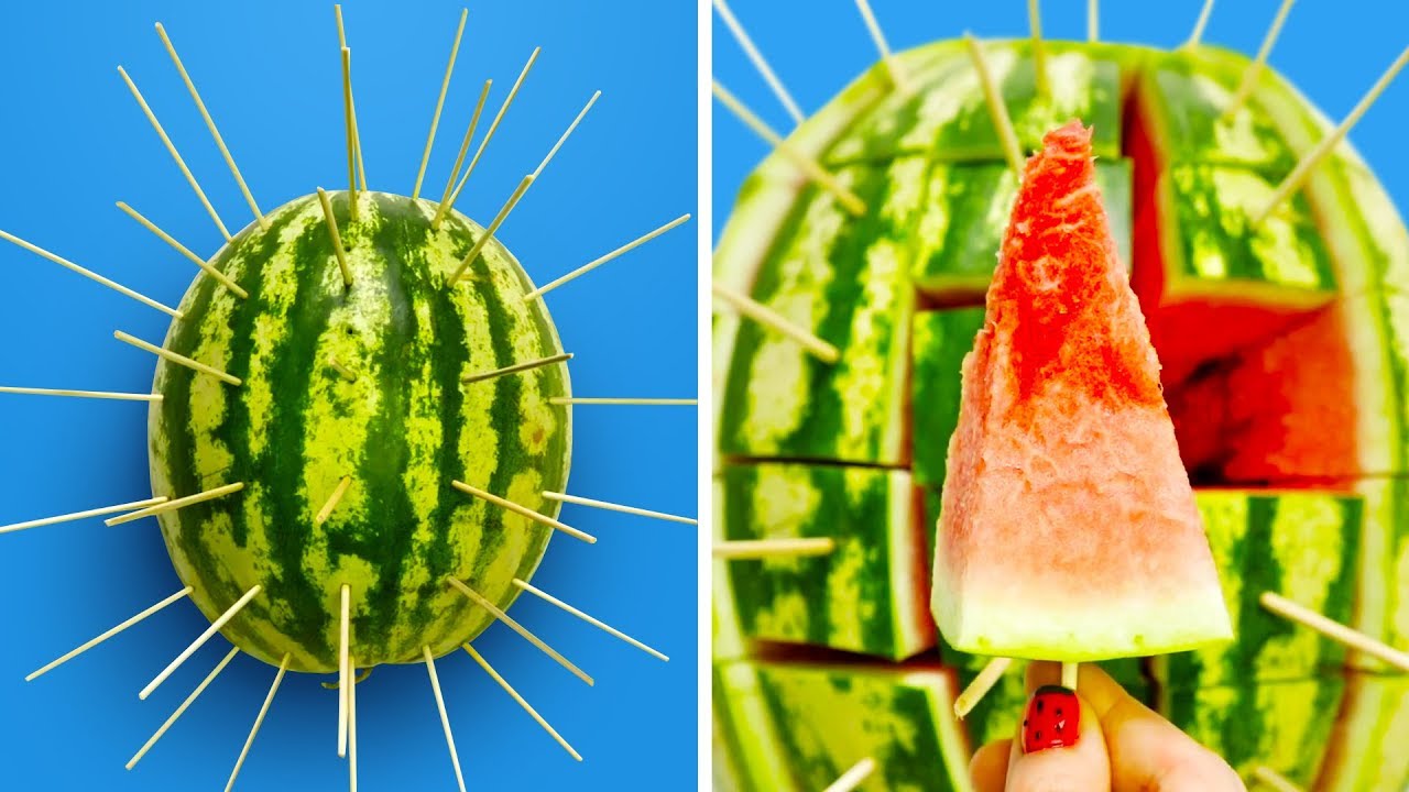 33 DELICIOUS FRUIT HACKS - YouTube