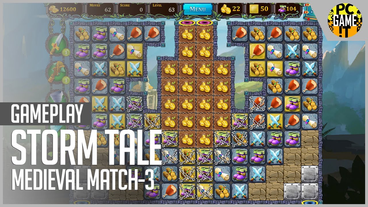Storm Tale - Casual Match-3 Puzzle Gameplay [1080p HD] - YouTube