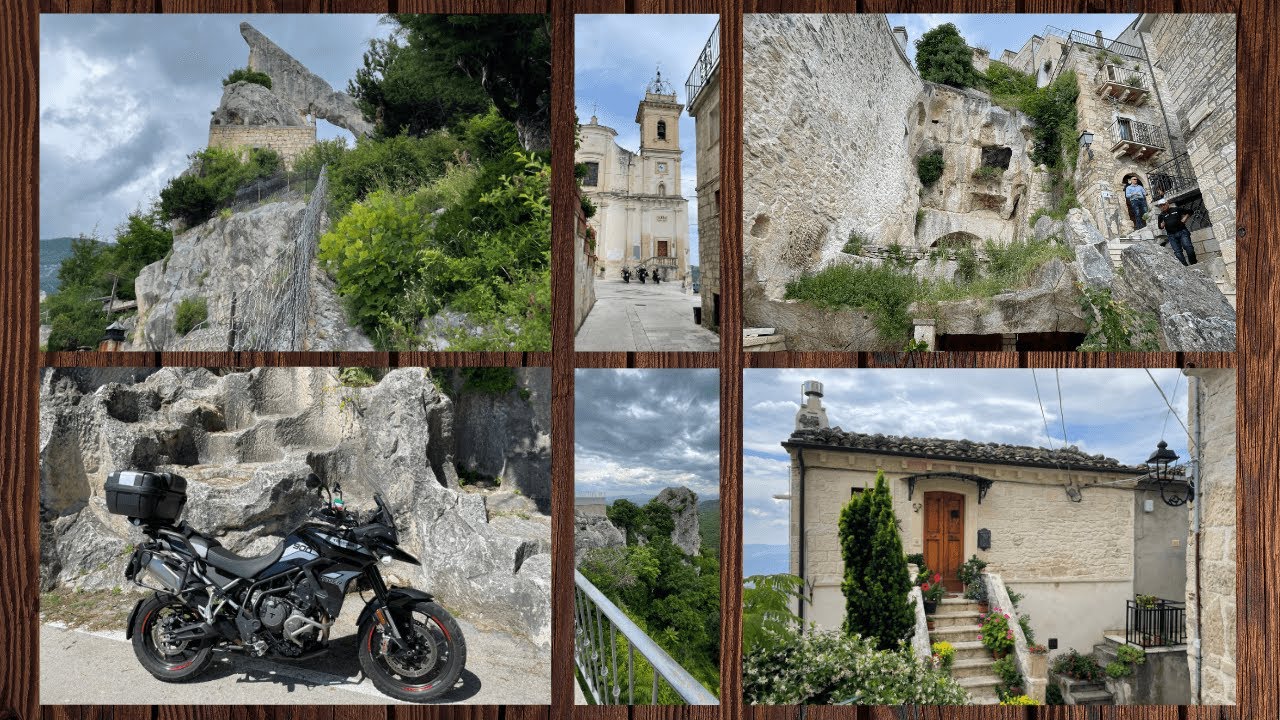 4K VIDEO - Pennapiedimonte (CH) - Abruzzo - Italy - Il borgo scavato ...