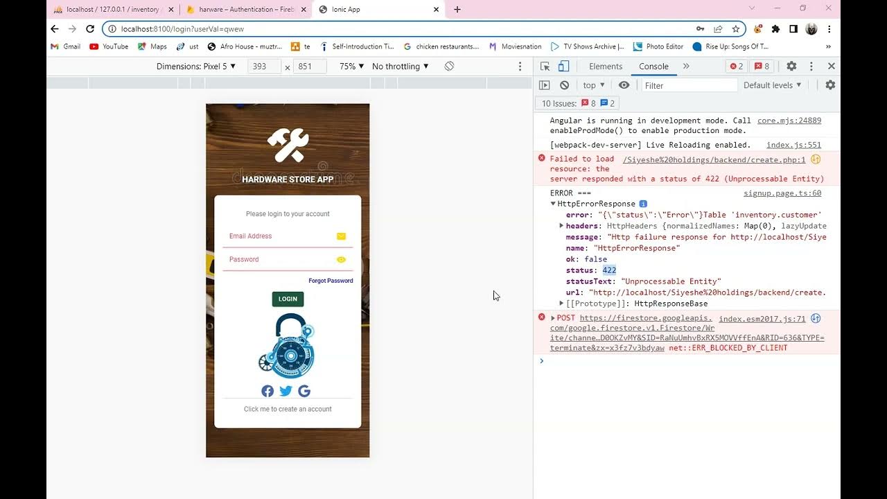 Ionic to MySQL Connecting Part2 - YouTube