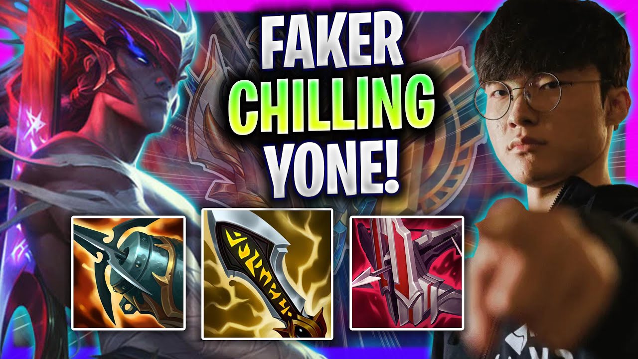 FAKER CHILLING WITH YONE! - T1 Faker Plays Yone Mid vs Galio! | Season ...