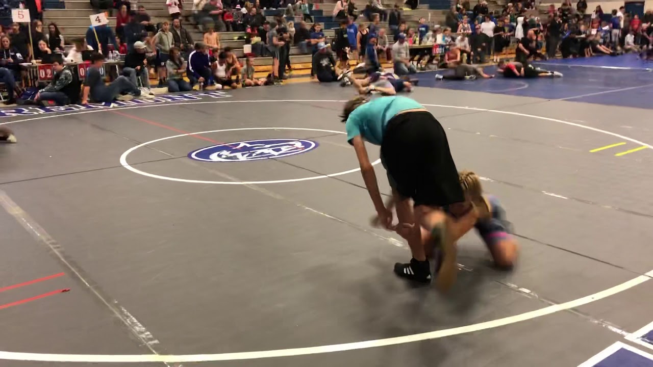 Morgan’s first ever wrestling match - YouTube