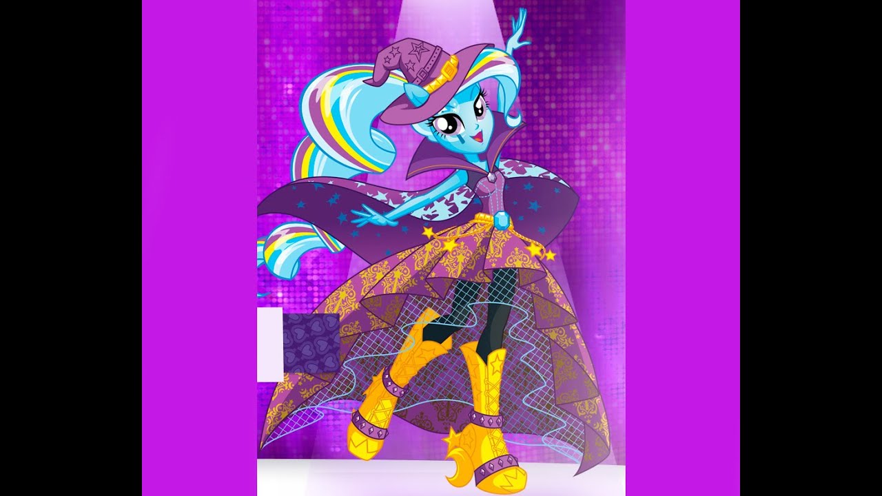 ♥♥♥My Little Pony Games Rainbow Rocks Trixie Dress Up Games for Girls ...
