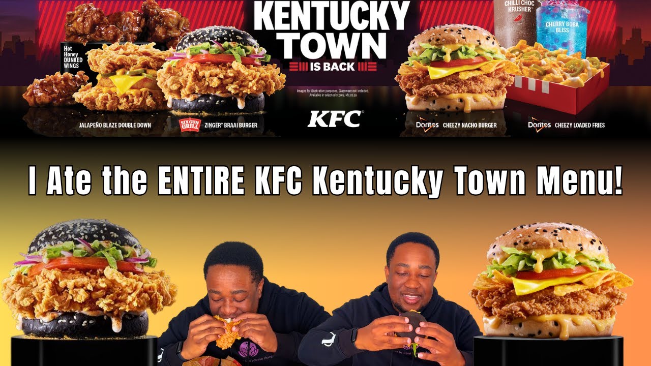 Can I Finish the ENTIRE KFC Kentucky Town Menu by Myself? - YouTube