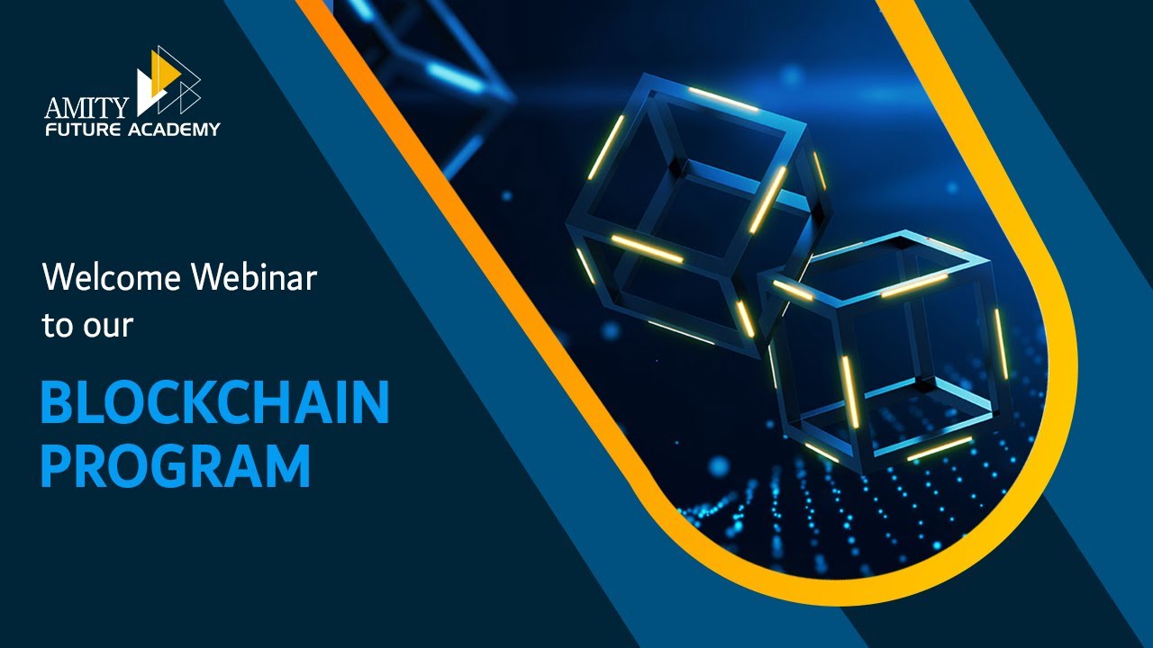 Welcome Webinar to our Blockchain Program - Careers of Tomorrow - YouTube