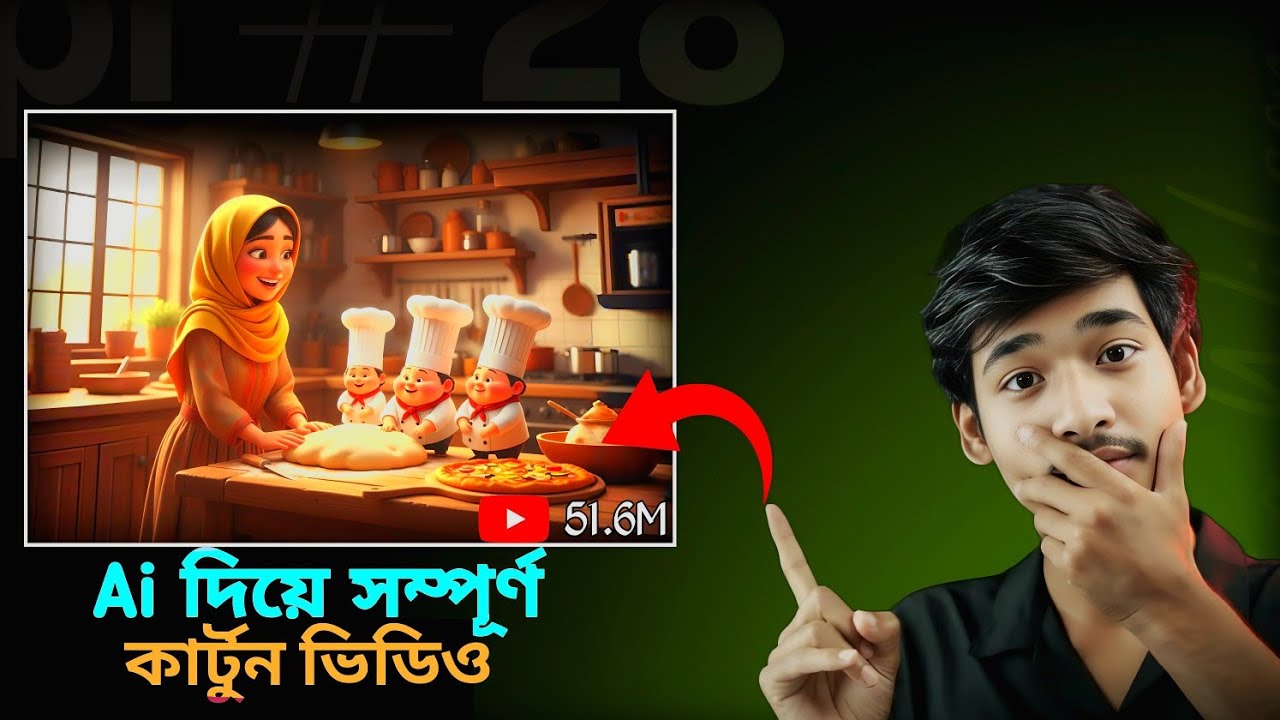AI দিয়ে সম্পূর্ণ কার্টুন ভিডিও বানান 😱 | No Animation Skill | Bangla ...