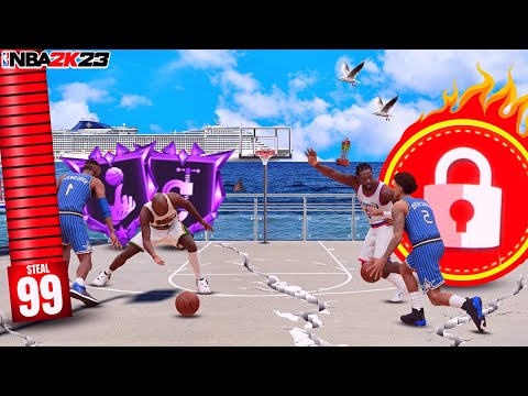 THE BEST LOCK Demi God BUILD IN NBA 2K23 TAKEOVER THE PARK!!!