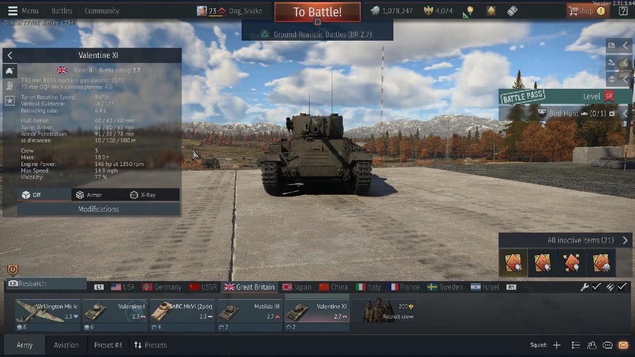 War Thunder Matilda III - YouTube